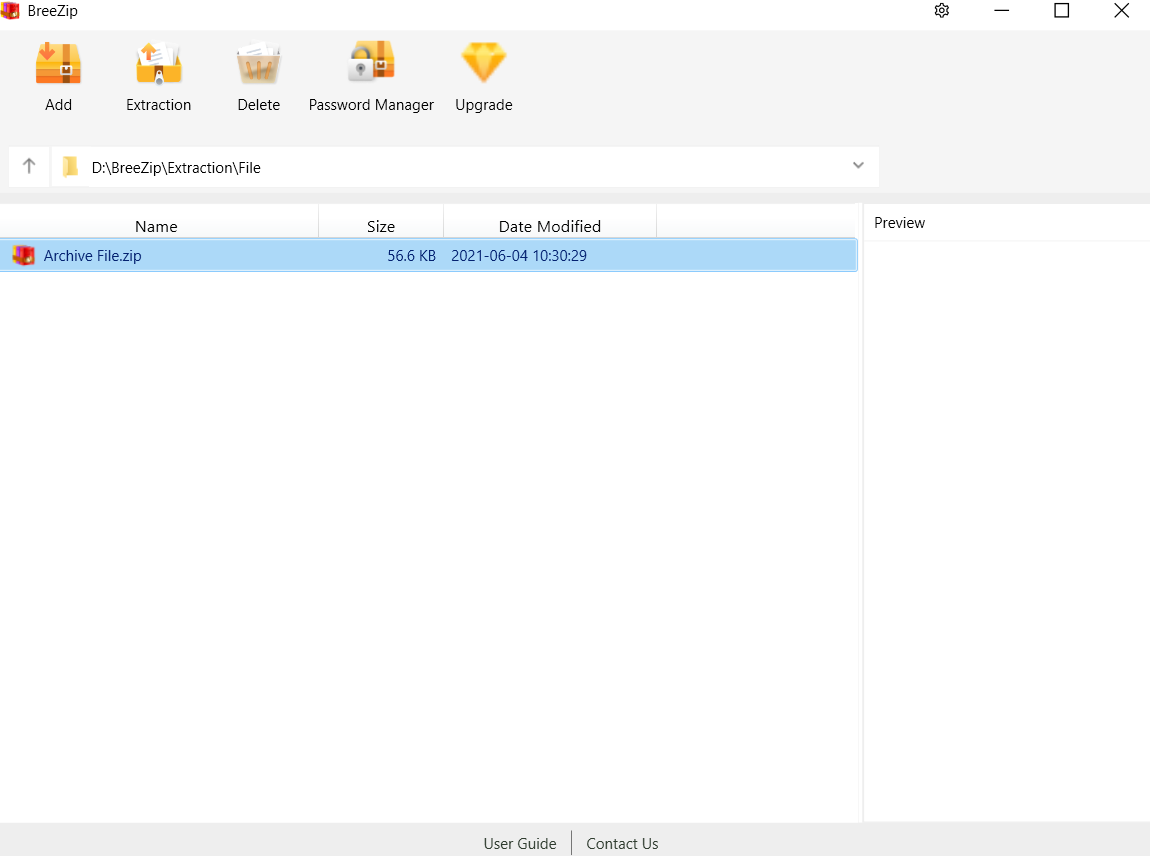 How To Extract Zip File With Breezip